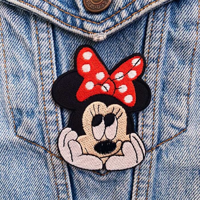 Minnie Mouse Polka Dot Bow Patch Nowstalgia
